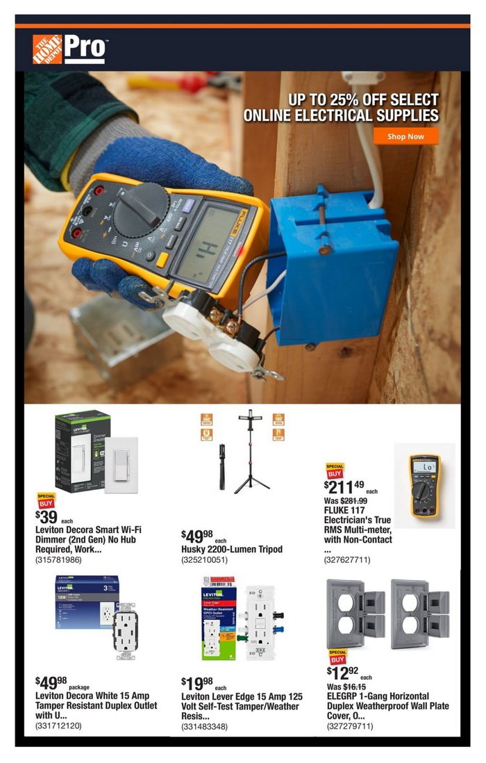Home Depot Pro Weekly Ad Apr 21 – Apr 28, 2025