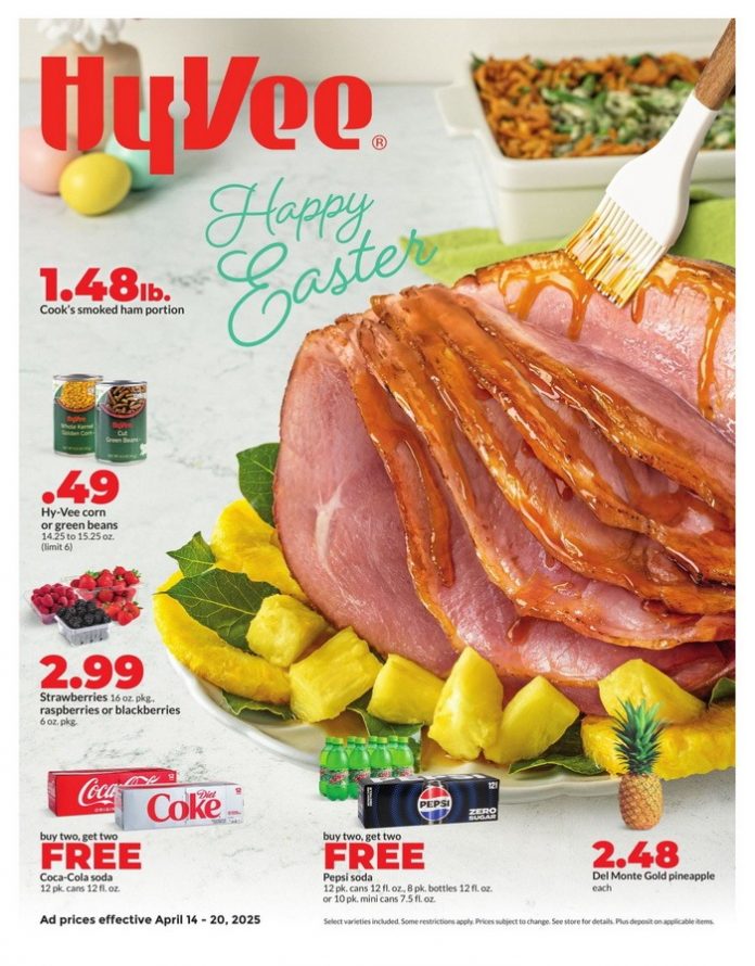 Hy-Vee Weekly Ad Apr 14 – Apr 20, 2025 (Easter Day Promotion Included)