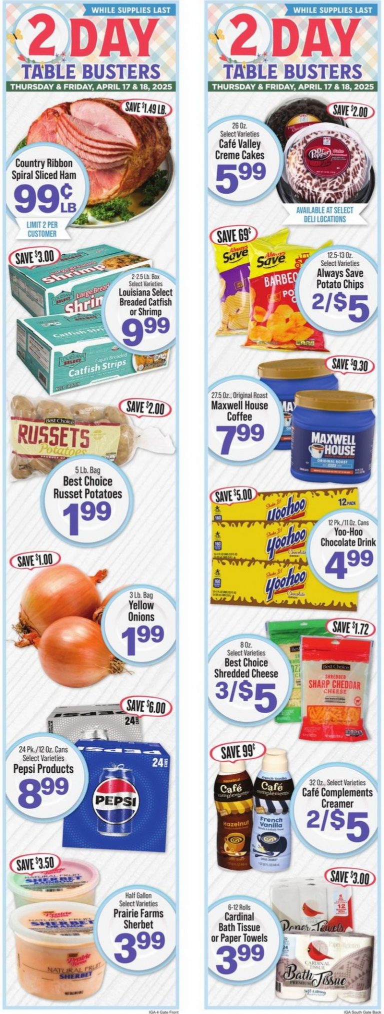 IGA Weekly Ad Apr 16 – Apr 22, 2025 (Easter Promotion Included)
