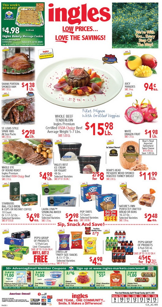 Ingles Weekly Ad Apr 09 – Apr 15, 2025