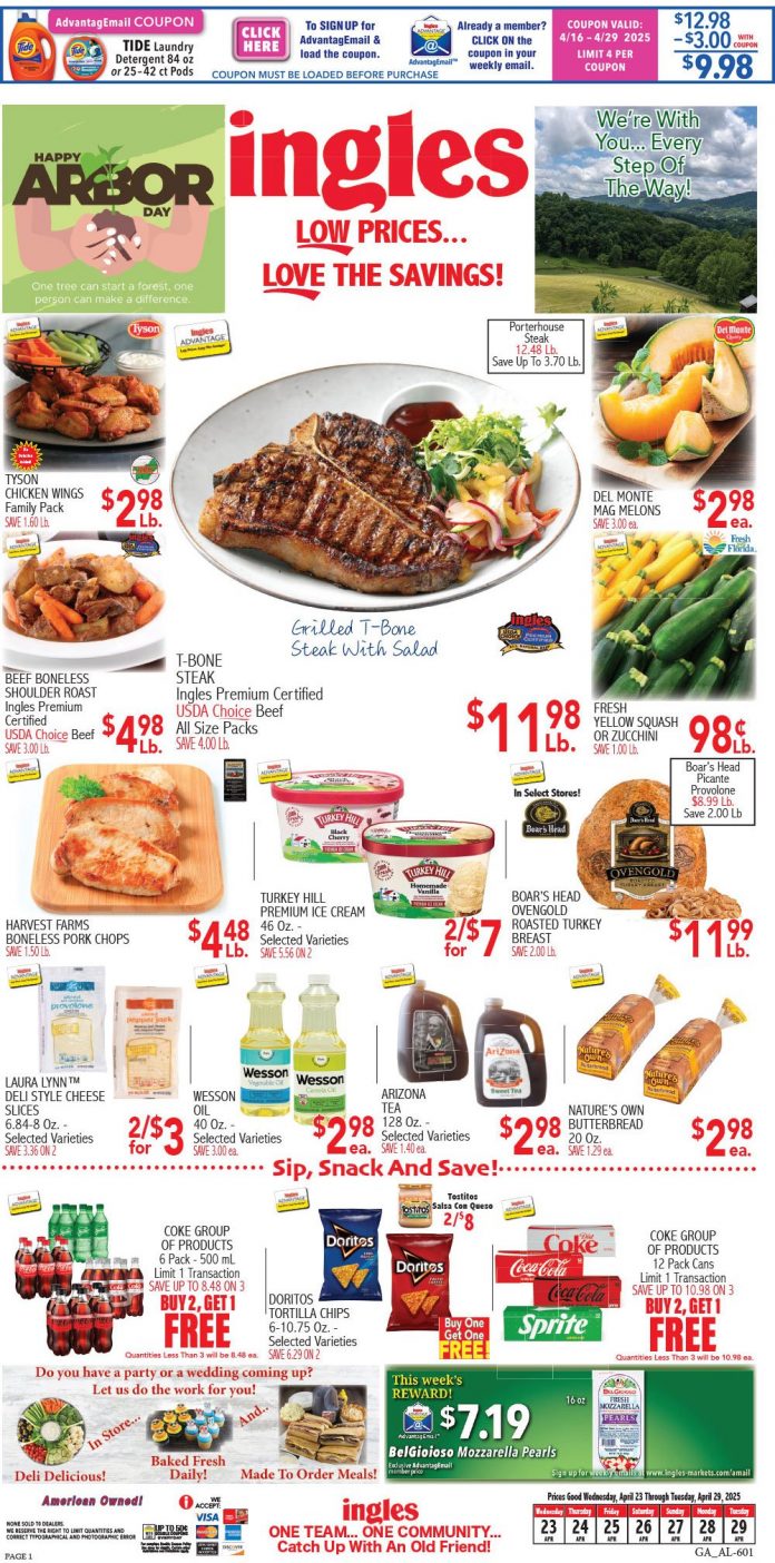 Ingles Weekly Ad Apr 23 – Apr 29, 2025