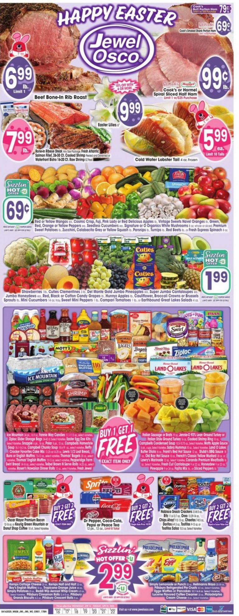 Jewel Osco Weekly Ad Apr 16 – Apr 22, 2025 (Easter Promotion Included)