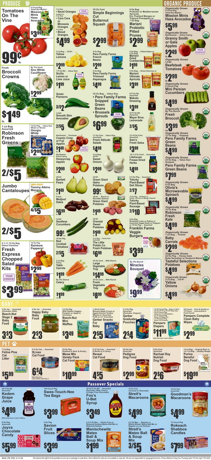Key Food Weekly Ad Apr 11 – Apr 17, 2025 (Easter Promotion Included)