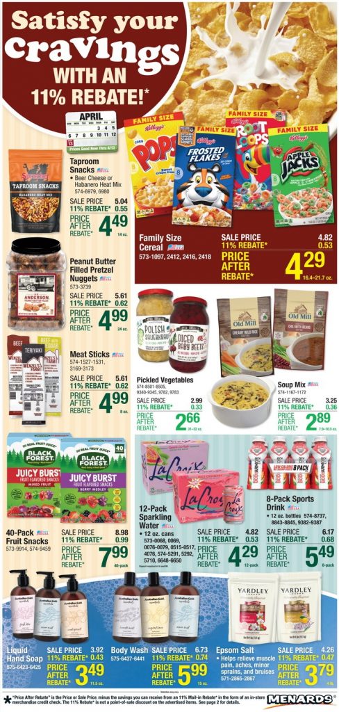 Menards Home Essentials Ad Apr 03 – Apr 13, 2025