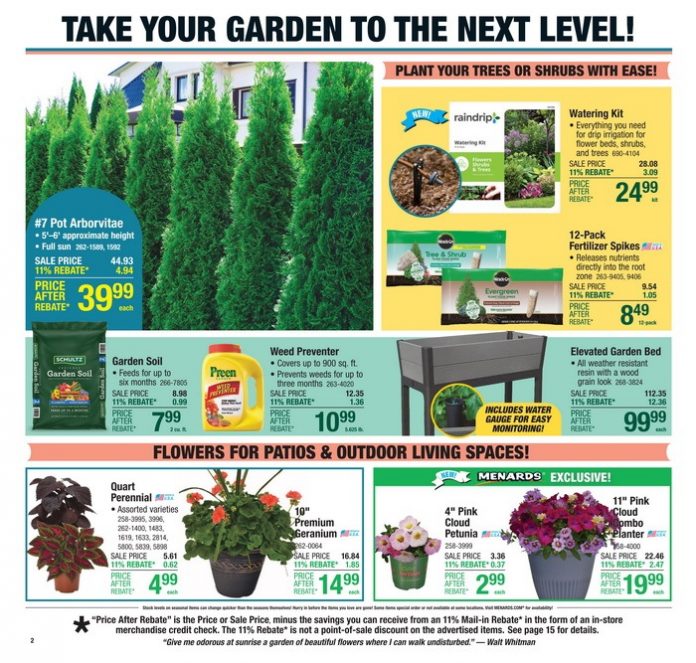 Menards Weekly Ad Apr 17 – Apr 27, 2025