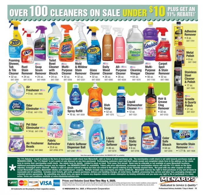 Menards Weekly Ad Apr 24 – May 04, 2025