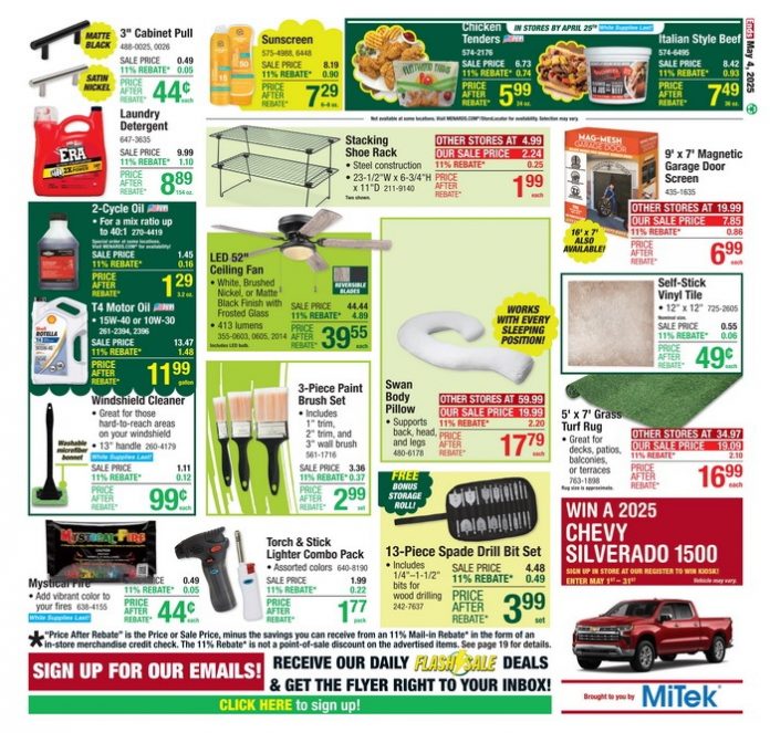 Menards Weekly Ad Apr 24 – May 04, 2025