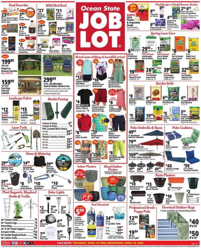 Ocean State Job Lot Weekly Ad Apr 10 – Apr 16, 2025