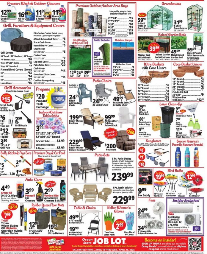 Ocean State Job Lot Weekly Ad Apr 10 – Apr 16, 2025