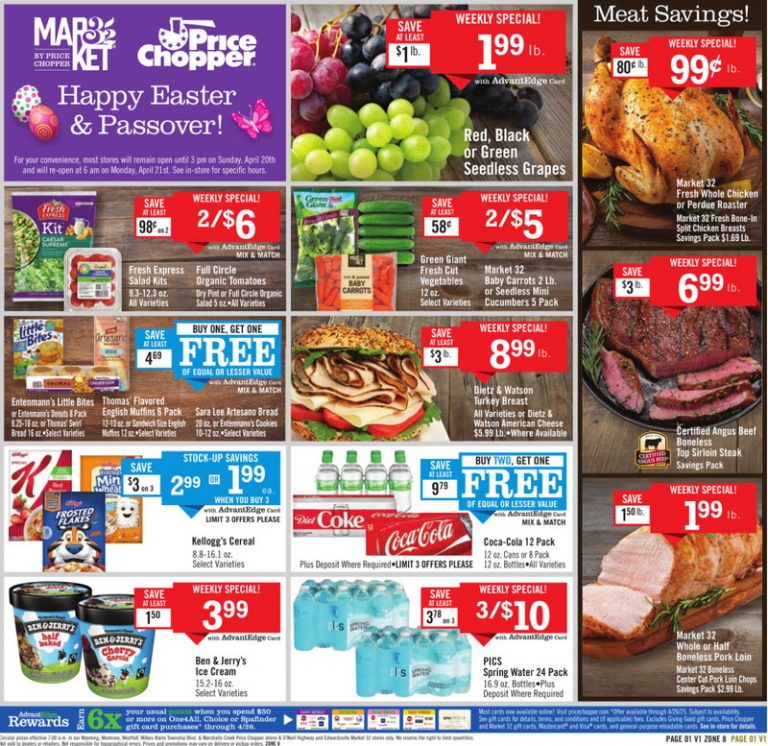 Price Chopper Weekly Ad Apr 20 – Apr 26, 2025 (Easter Promotion Included)