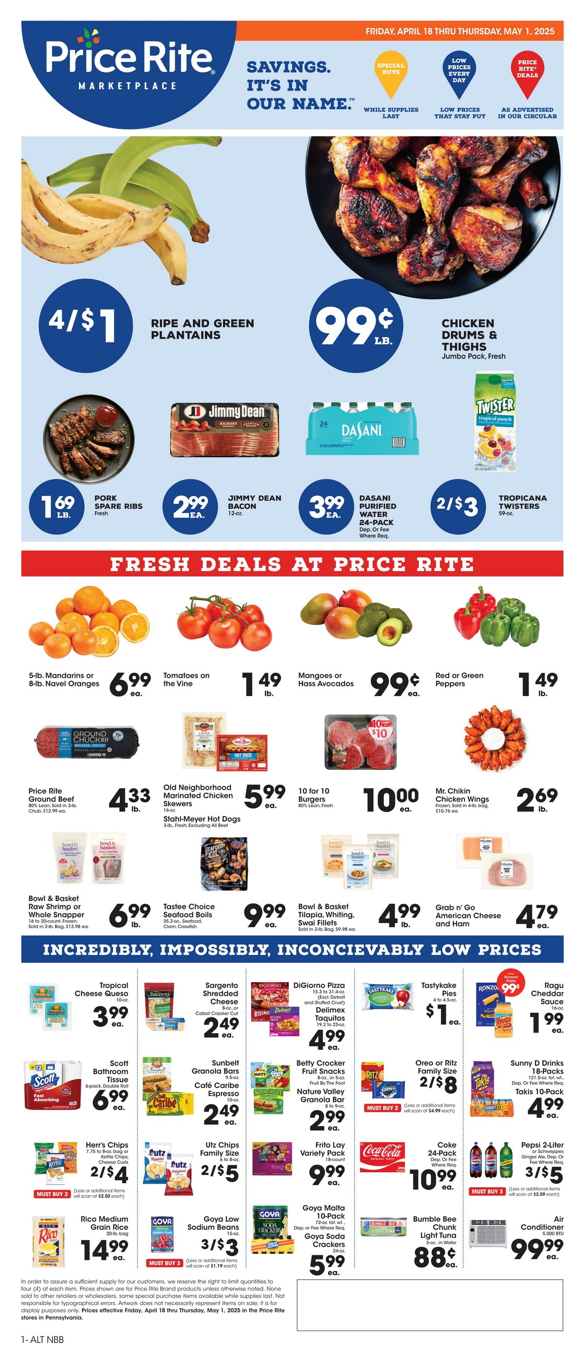 Price Rite Weekly Ad Apr 18 – May 01, 2025