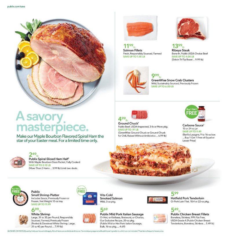 Publix Weekly Ad Apr 09 – Apr 19, 2025 (Easter Promotion Included)