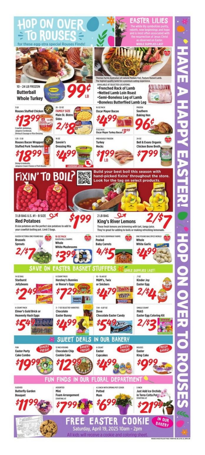 Rouses Weekly Ad Apr 16 – Apr 23, 2025 (Easter Promotion Included)