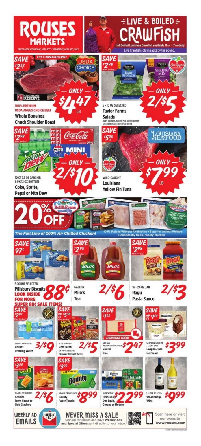 Rouses Weekly Ad Apr 23 – Apr 30, 2025
