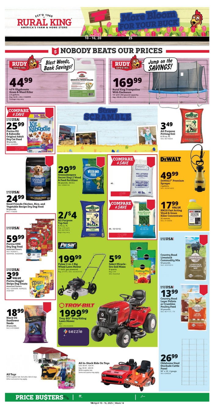 Rural King Weekly Ad Apr 10 – Apr 16, 2025