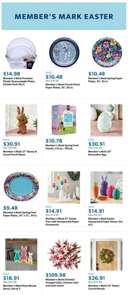 Sam's Club Weekly Ad Apr 10 – Apr 16, 2025 (Easter Promotion Included)