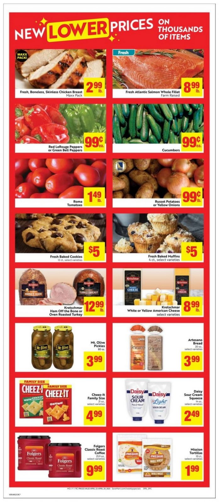 Save Mart Supermarkets Weekly Ad Apr 23 – Apr 29, 2025