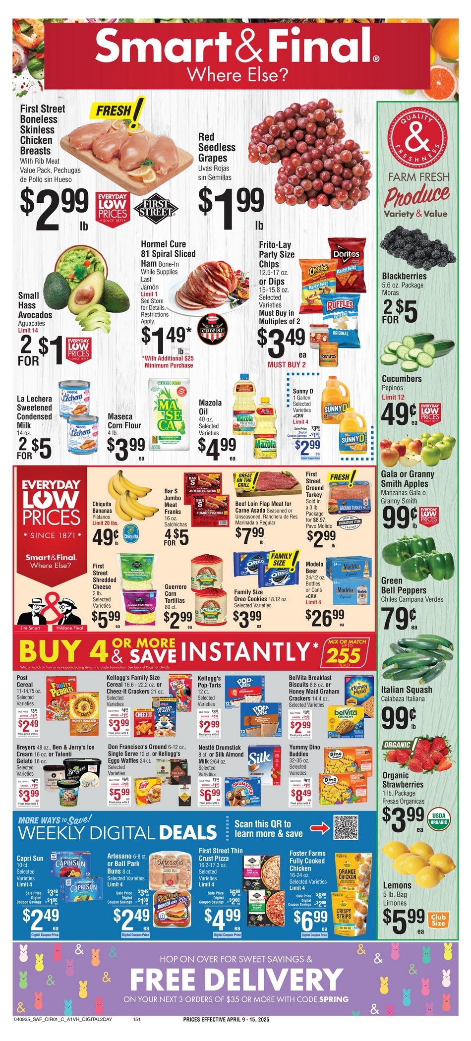 Smart & Final Weekly Ad Apr 09 – Apr 15, 2025