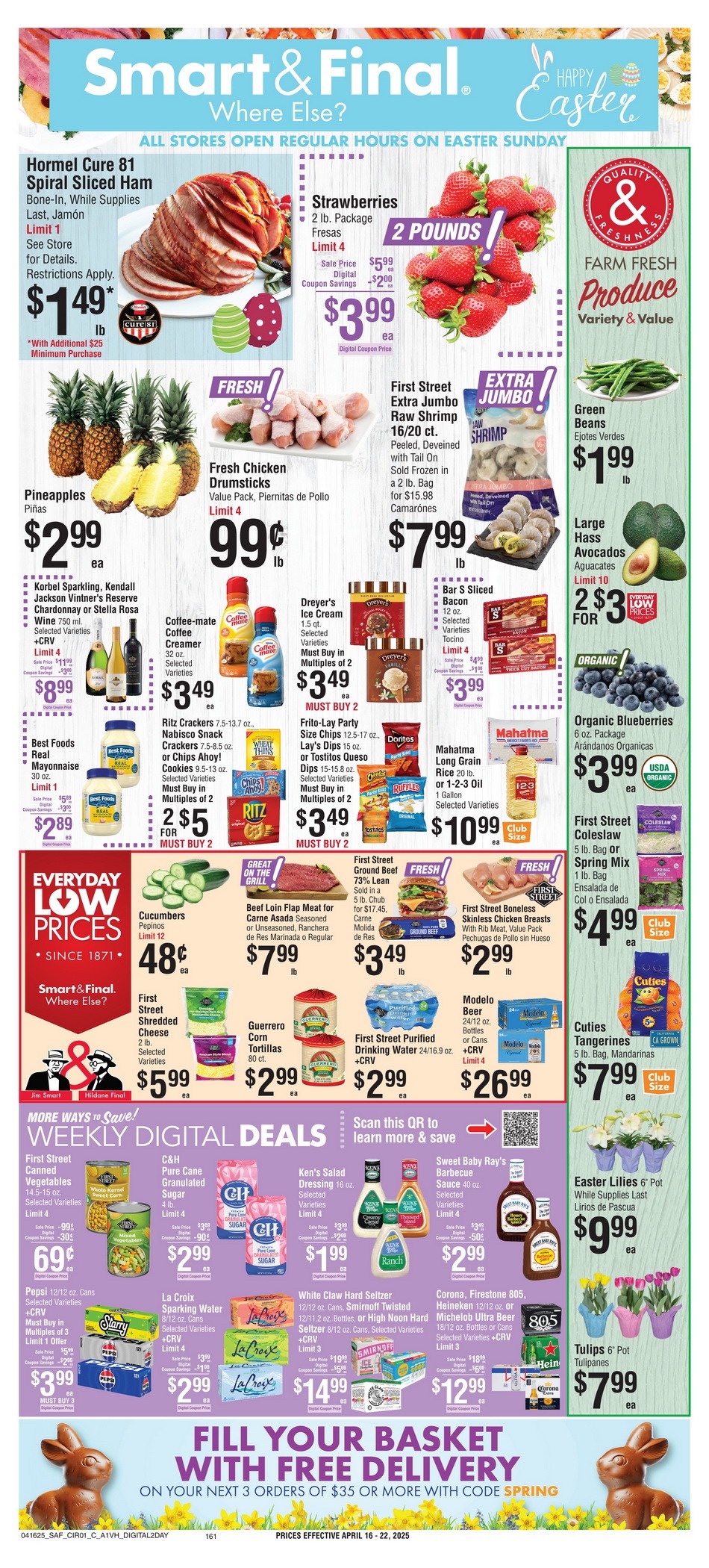Smart & Final Weekly Ad Apr 16 – Apr 22, 2025 (Easter Promotion Included)