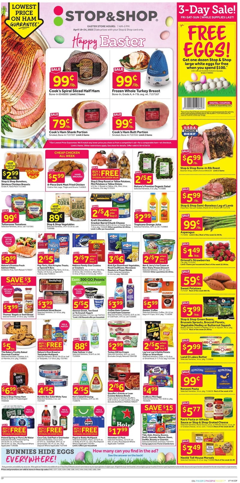 Stop & Shop Weekly Ad Apr 18 – Apr 24, 2025 (Easter Promotion Included)