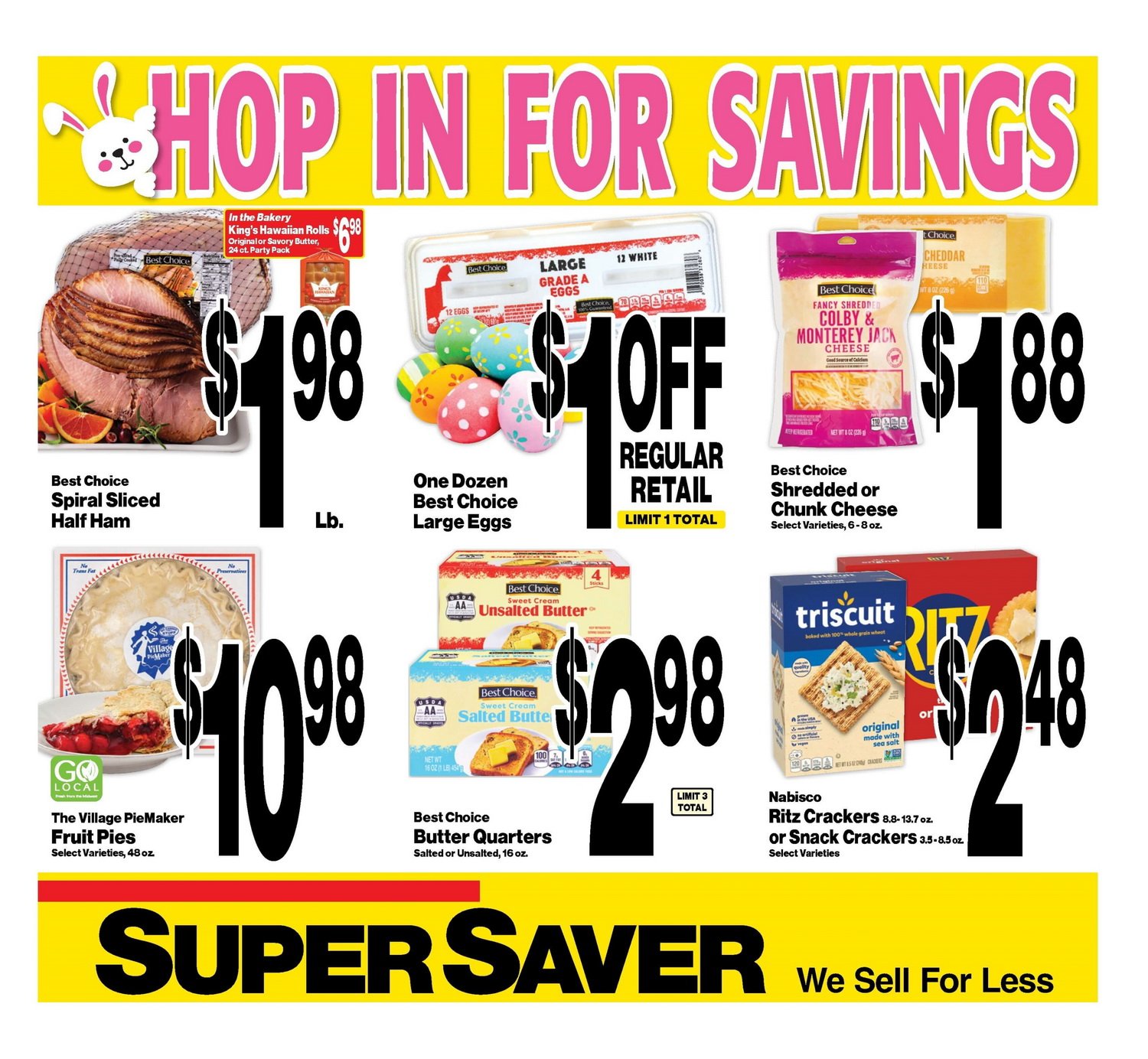 Super Saver Weekly Ad Apr 16 – Apr 22, 2025 (Easter Promotion Included)