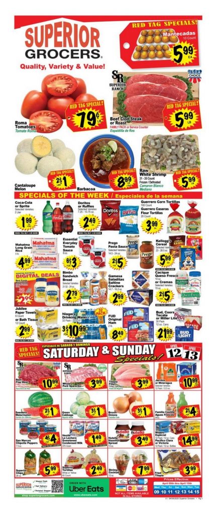 Superior Grocers Weekly Ad Apr 09 – Apr 15, 2025