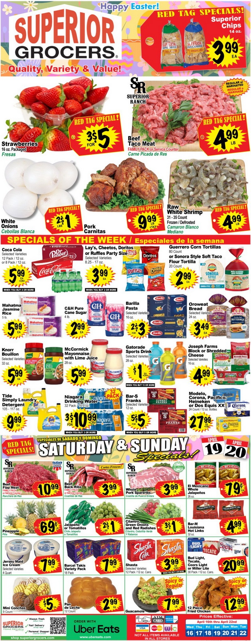 Superior Grocers Weekly Ad Apr 16 – Apr 22, 2025 (Easter Day Promotion ...