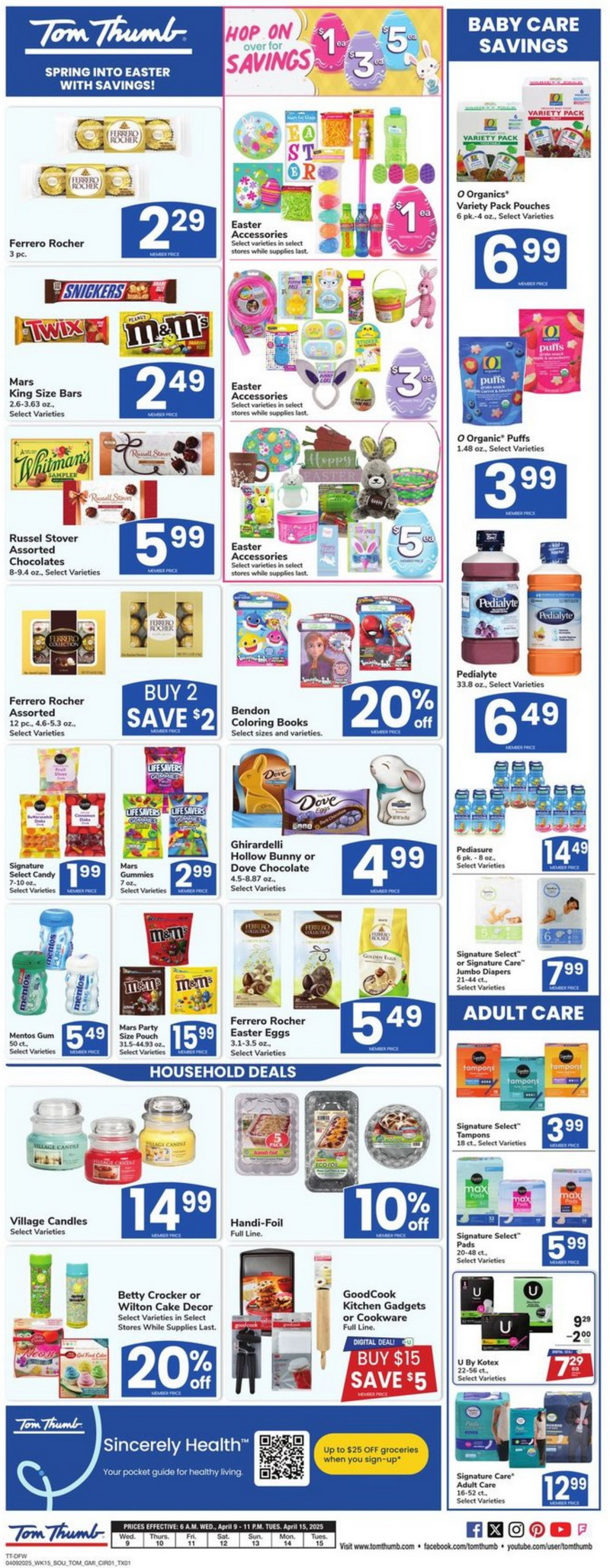 Tom Thumb Weekly Ad Apr 09 – Apr 14, 2025