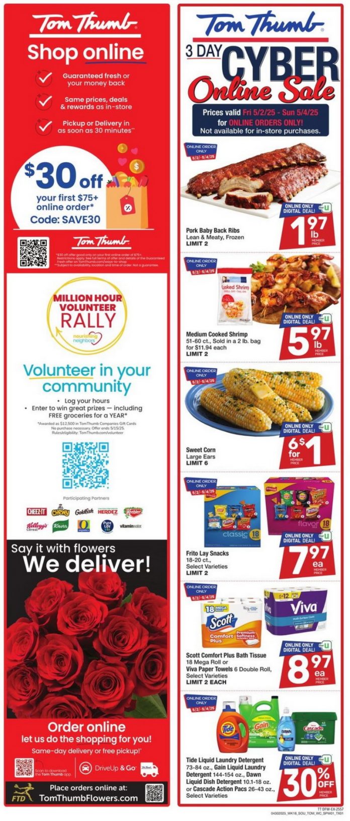Tom Thumb Weekly Ad Apr 30 – May 06, 2025