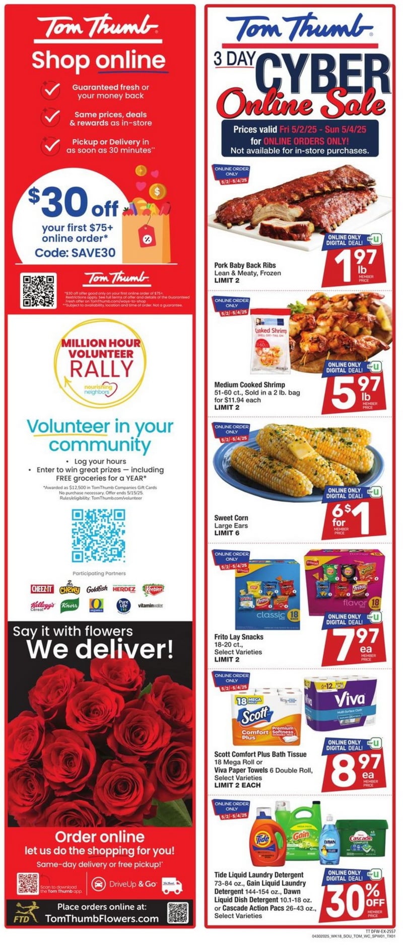 Tom Thumb Weekly Ad Apr 30 – May 06, 2025