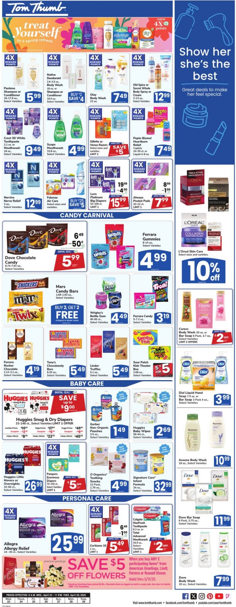 Tom Thumb Weekly Ad Apr 23 – Apr 29, 2025