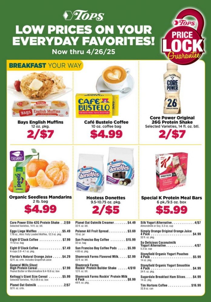 Tops Weekly Ad Apr 20 – Apr 26, 2025