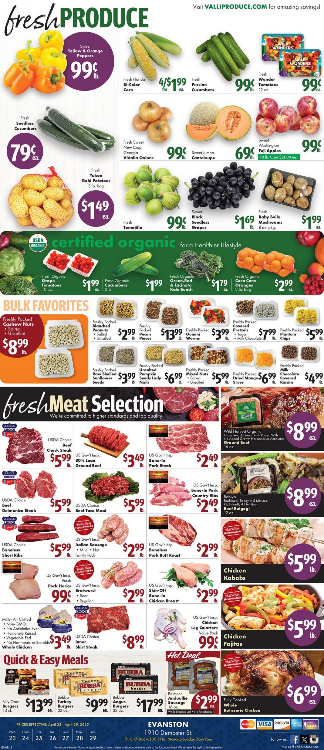 Valli Produce Weekly Ad Apr 23 – Ap 29, 2025