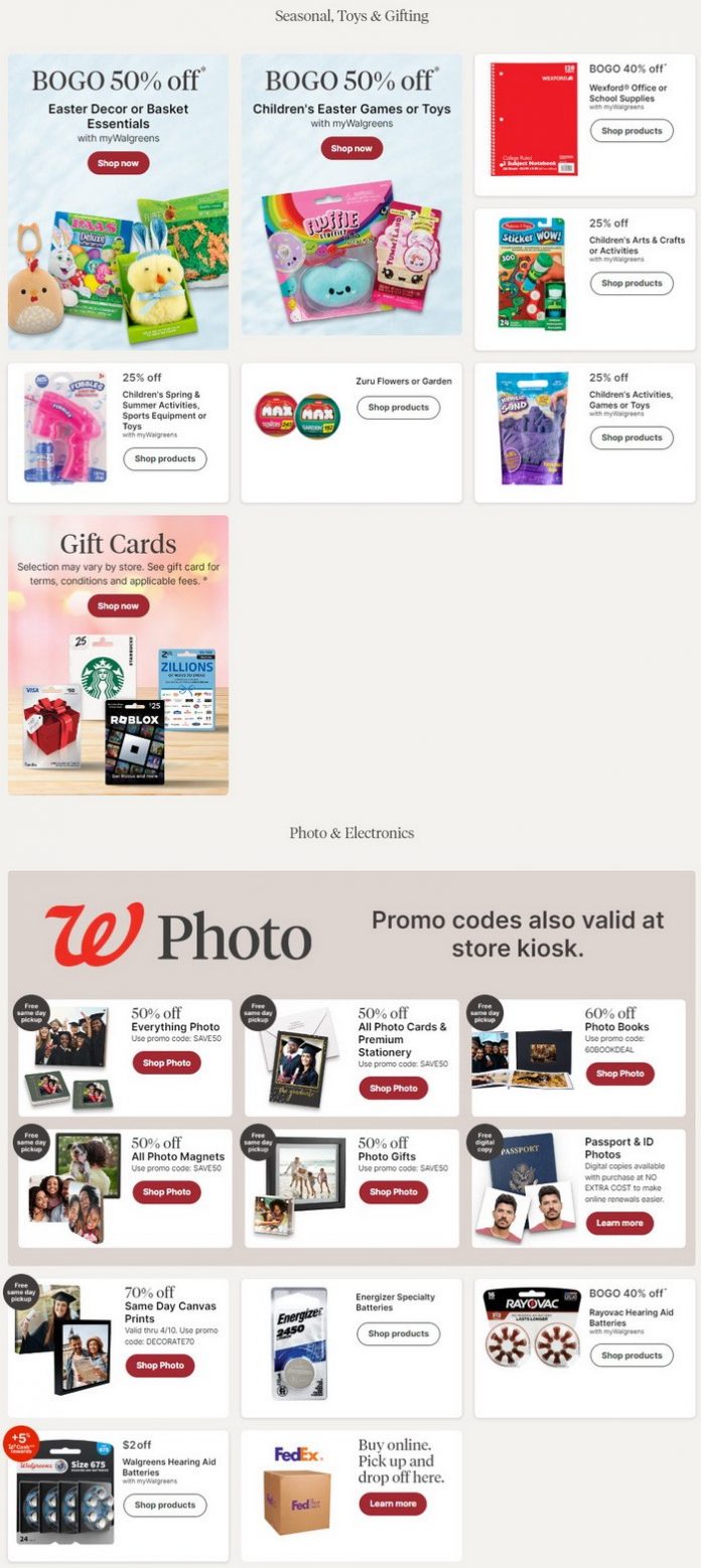 Walgreens Weekly Ad Apr 06 – Apr 12, 2025 (Easter Promotion Included)