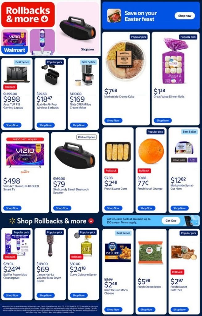 Walmart Weekly Ad Apr 02 – Apr 08, 2025 (Easter Promotion Included)