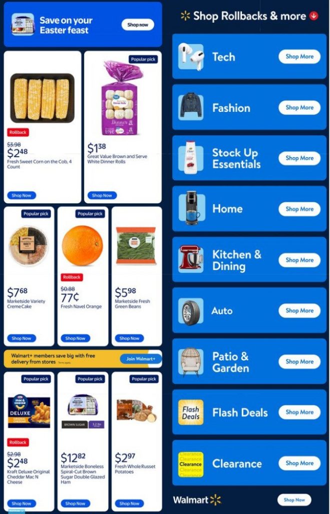 Walmart Weekly Ad Apr 09 – Apr 15, 2025 (Easter Promotion Included)