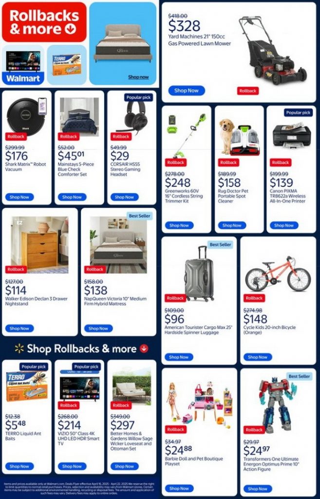 Walmart Weekly Ad Apr 16 – Apr 22, 2025 (Easter Promotion Included)