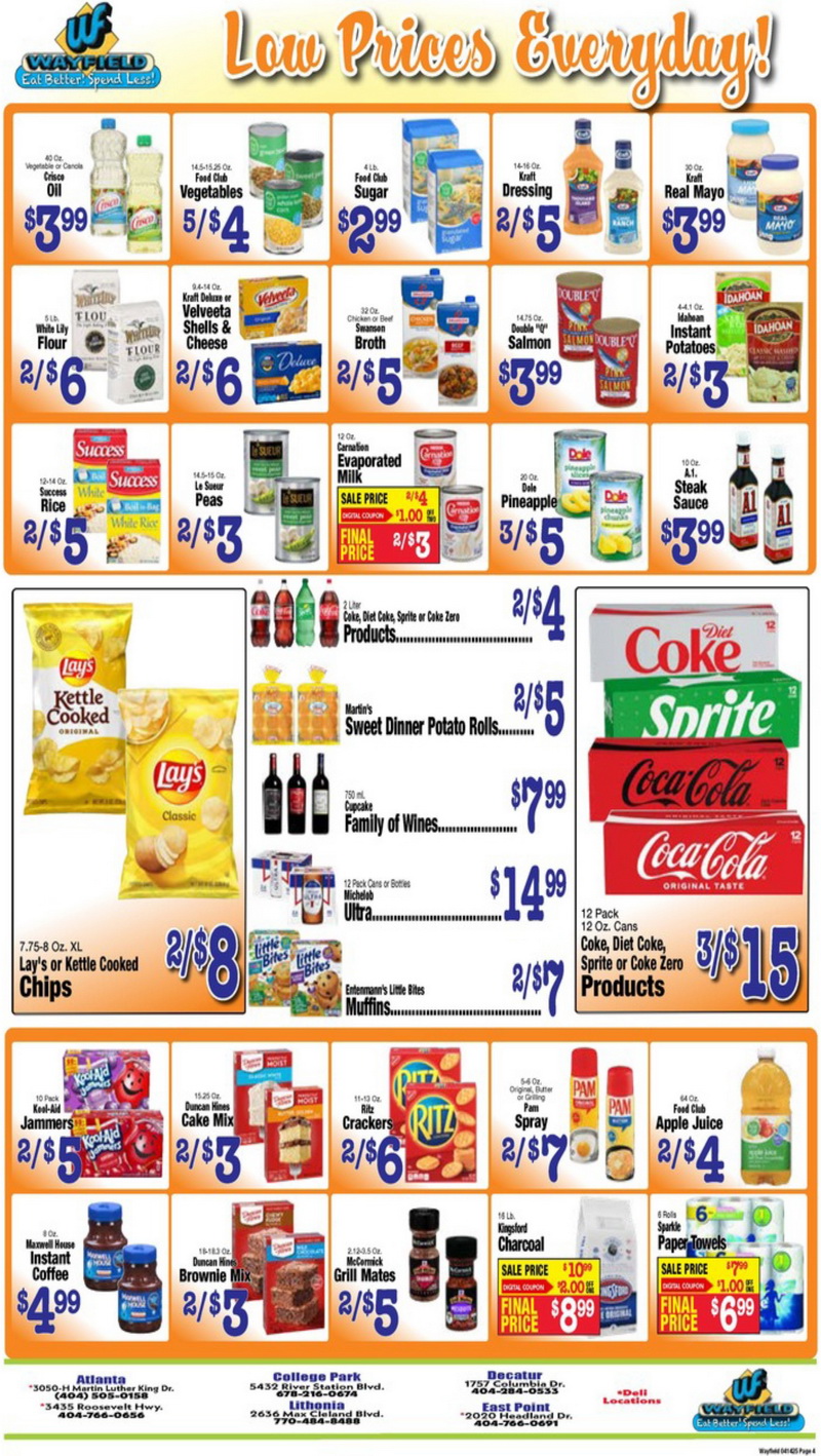 Wayfield Foods Weekly Ad Apr 14 – Apr 20, 2025