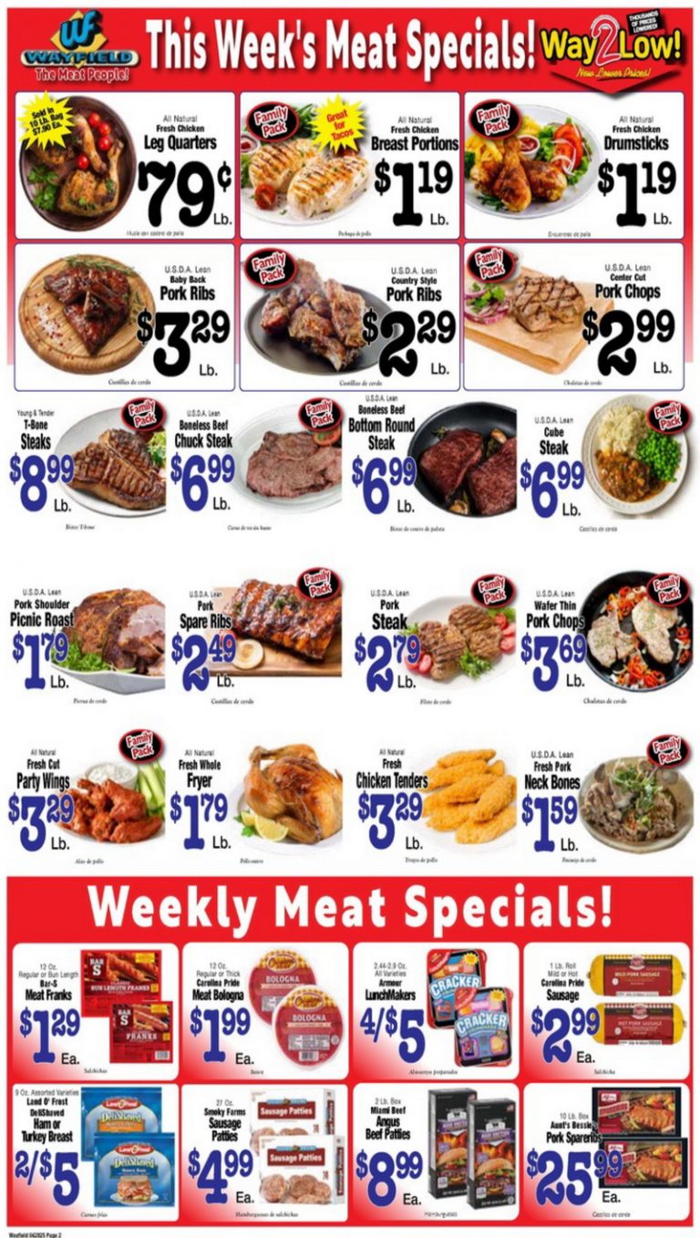 Wayfield Foods Weekly Ad Apr 28 – May 04, 2025