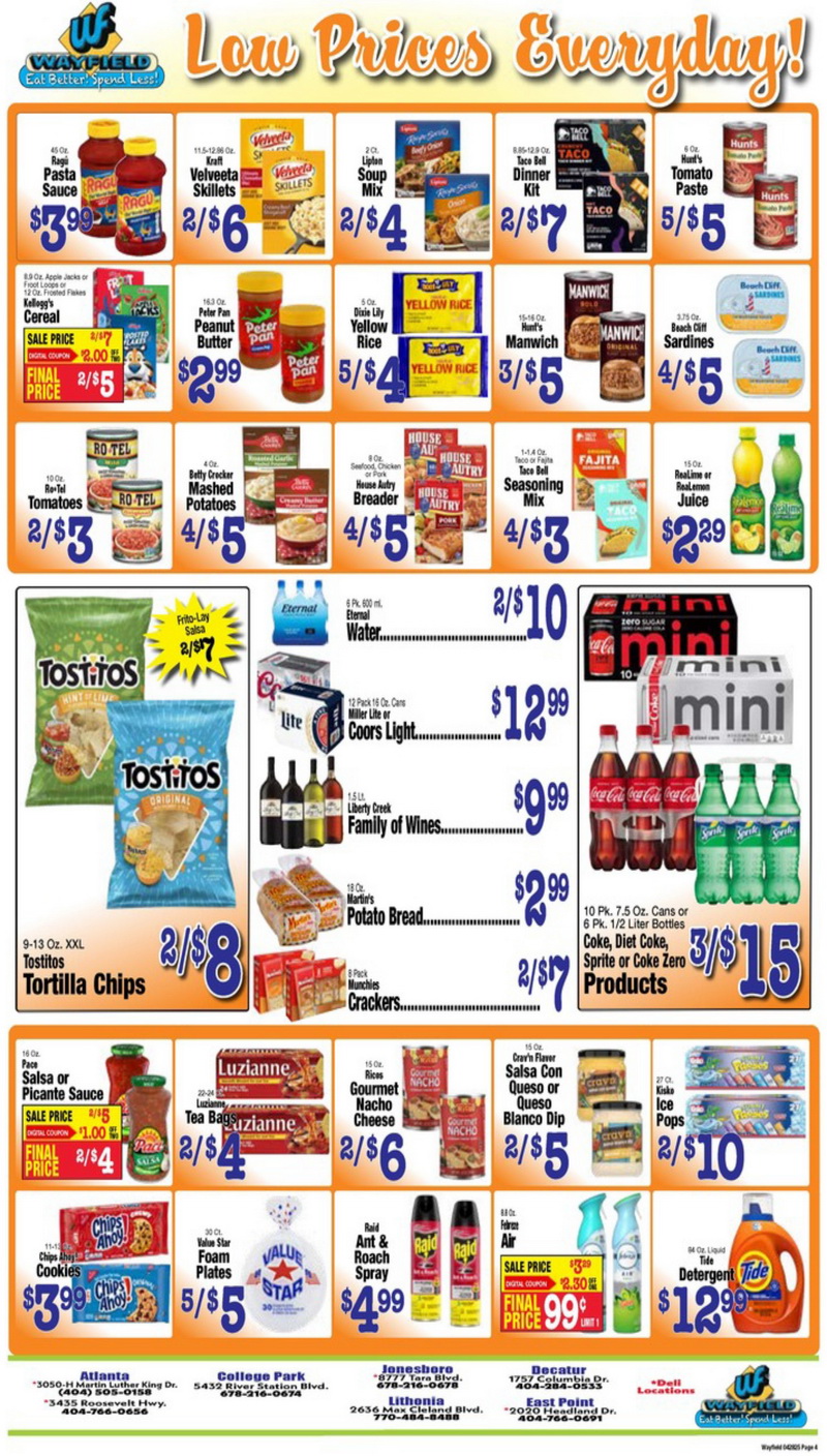Wayfield Foods Weekly Ad Apr 28 – May 04, 2025