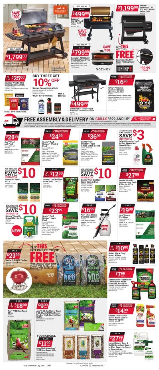 ACE Hardware Memorial Day Sale May 13 – May 26, 2025