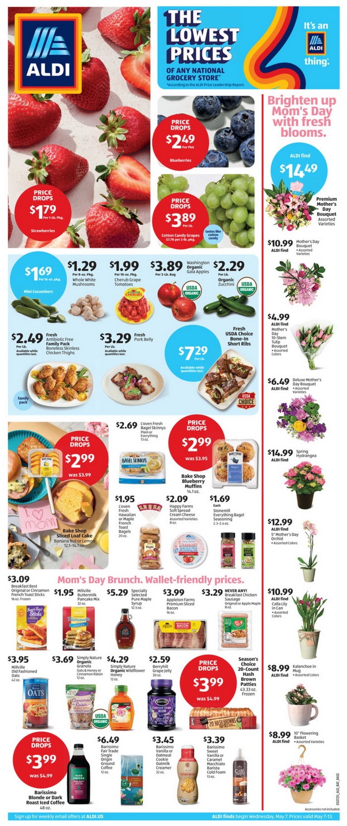 ALDI Weekly Ad May 07 – May 13, 2025 (Mother's Day Promotion Included)