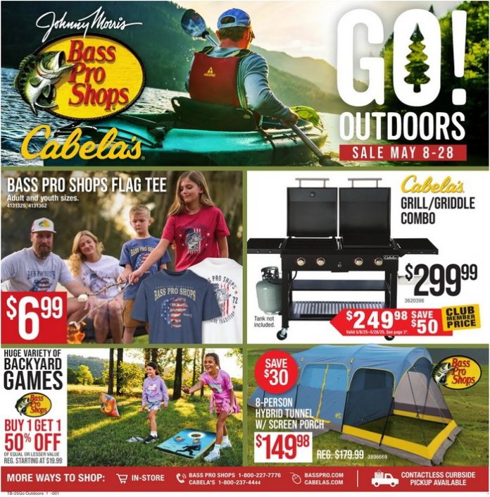Bass Pro Shops Go Outdoors Sale May 08 – May 28, 2025