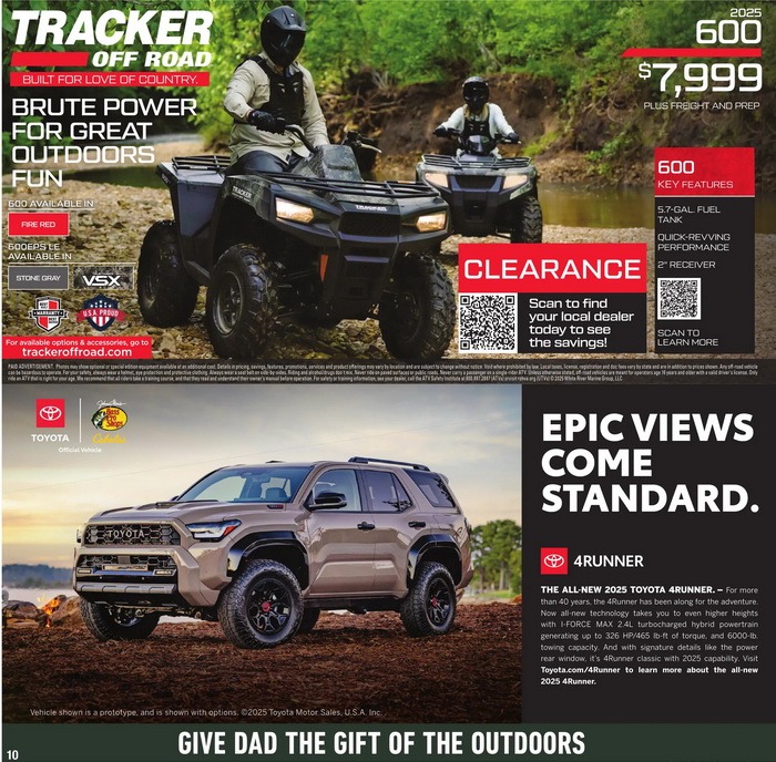 Bass Pro Shops Father's Day Sale May 29 – Jun 15, 2025