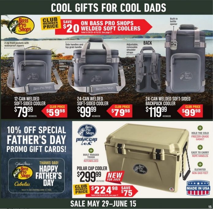 Bass Pro Shops Father's Day Sale May 29 – Jun 15, 2025