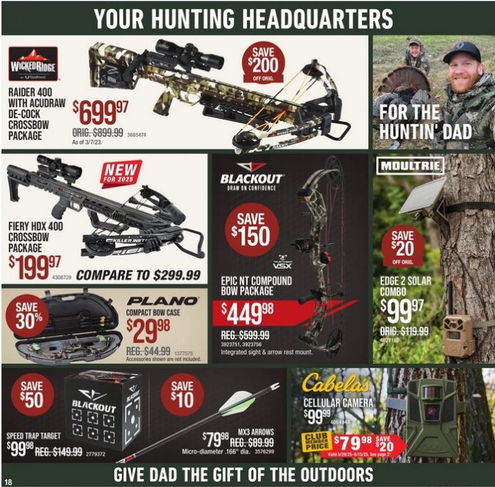 Bass Pro Shops Father's Day Sale May 29 – Jun 15, 2025