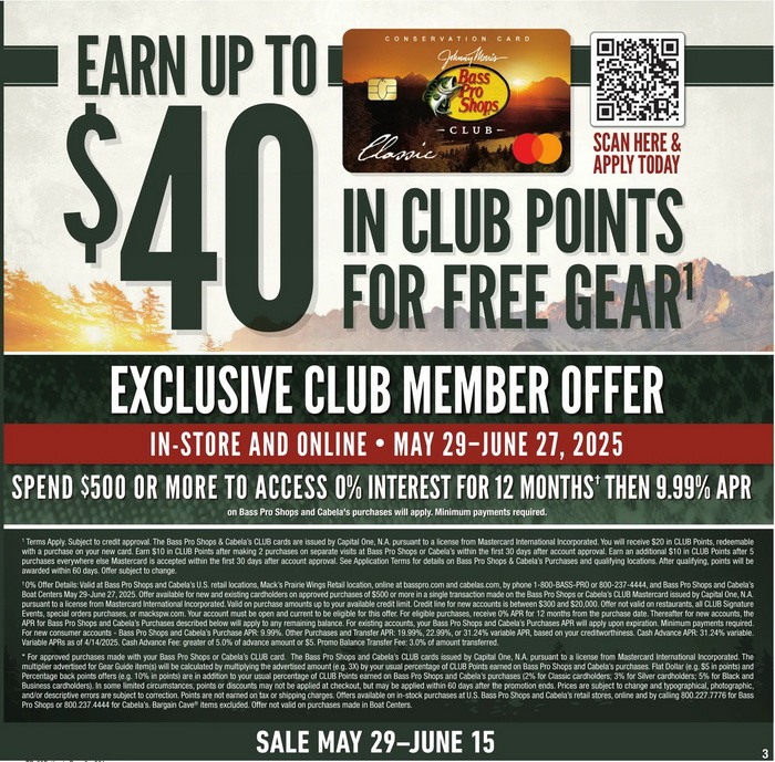 Bass Pro Shops Father's Day Sale May 29 – Jun 15, 2025