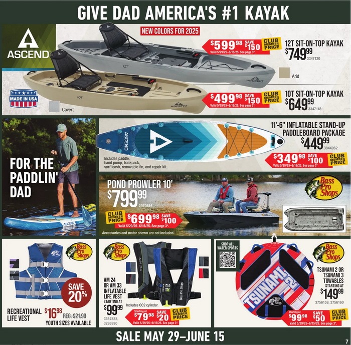 Bass Pro Shops Father's Day Sale May 29 – Jun 15, 2025