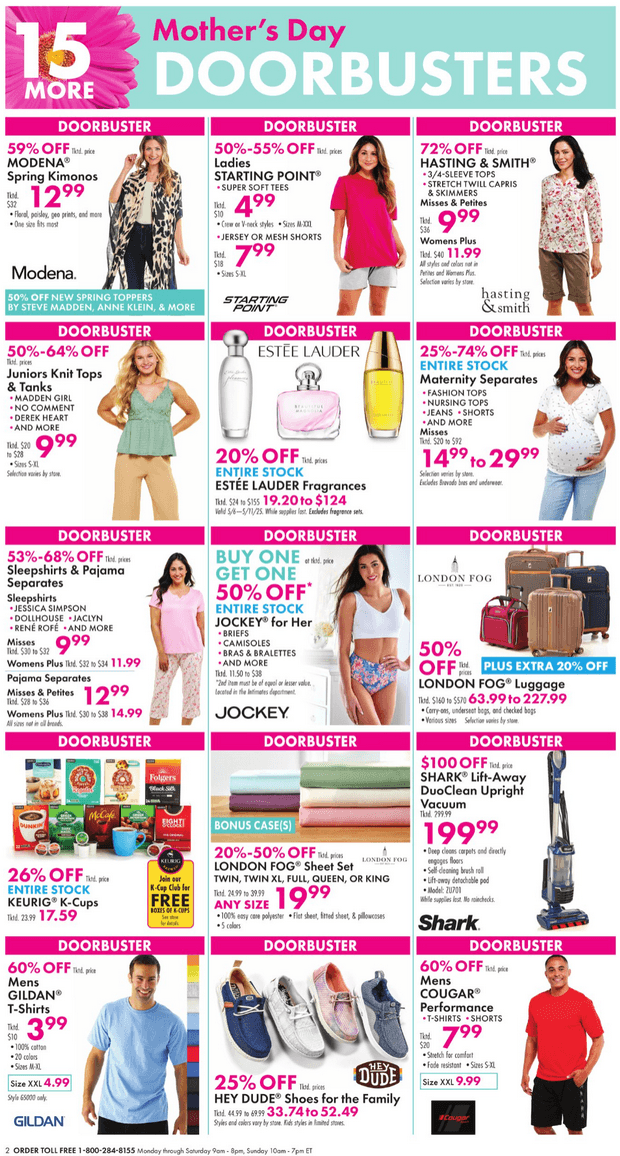 Boscov's Weekly Ad May 08 – May 14, 2025 (Mother's Day Promotion Included)