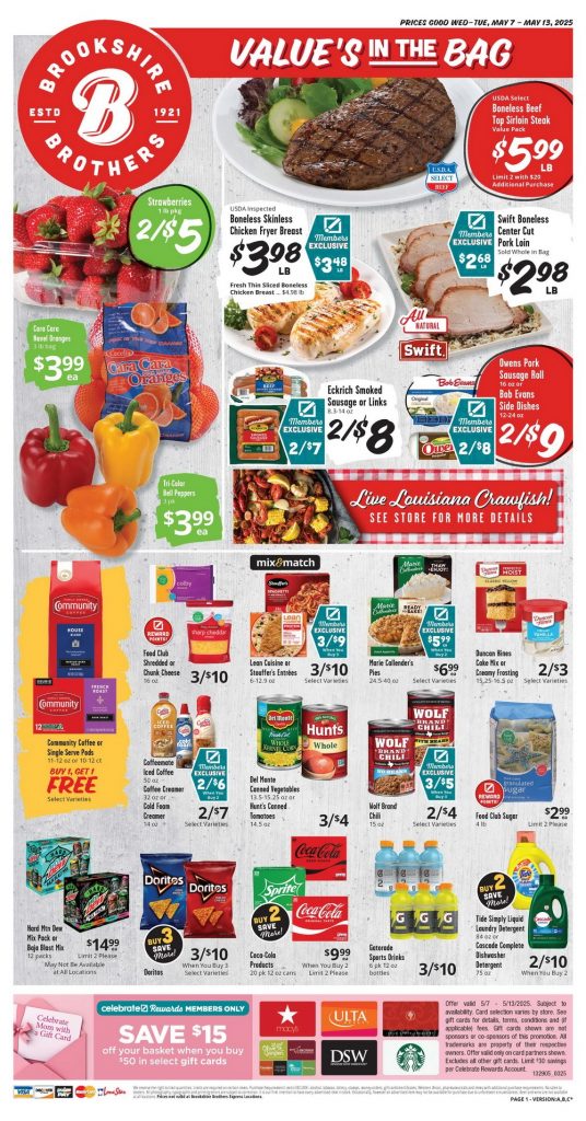 Brookshire Brothers Weekly Ad May 07 – May 13, 2025 (Mother's Day ...